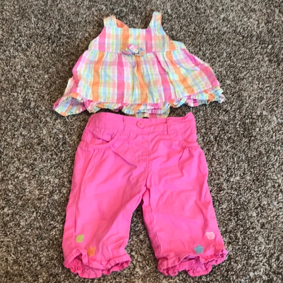 Gymboree | Matching Sets | Gymboree 2 Pc Outfit Plaid Shirt And Capri ...